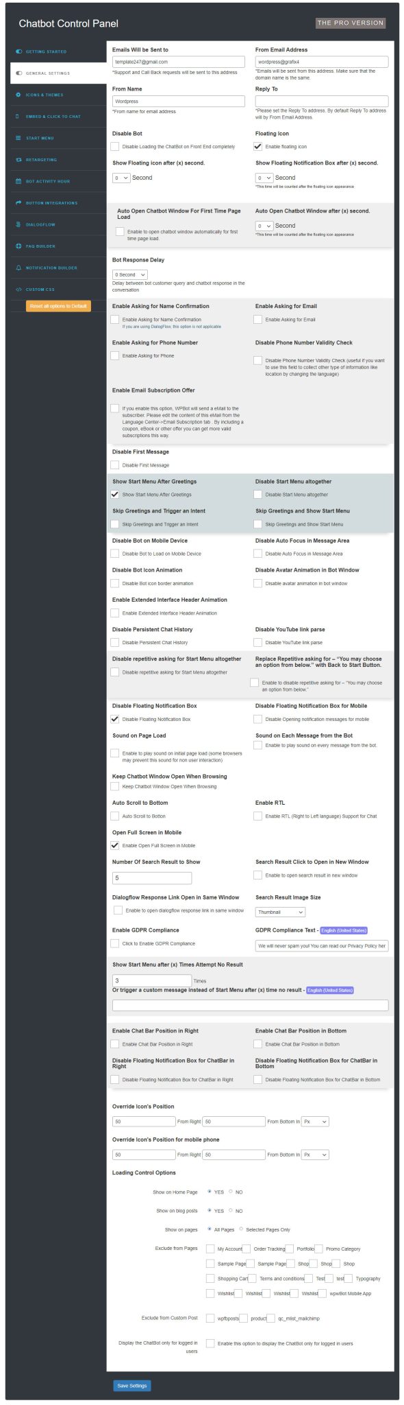 WPBot Screenshots – WPBot Pro Docs