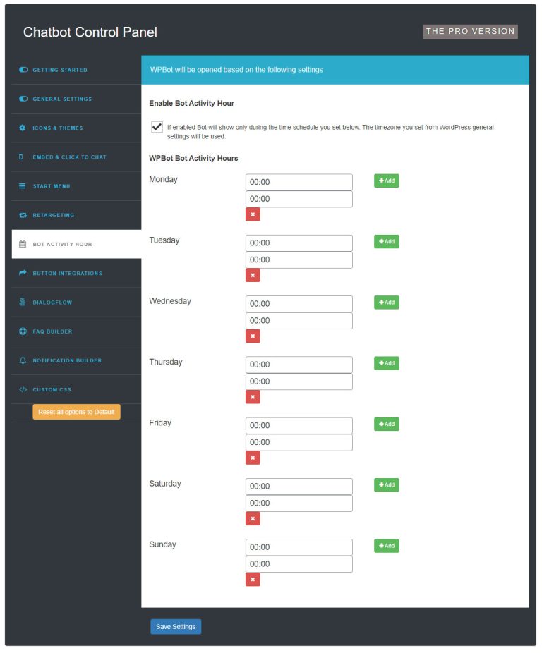 WPBot Screenshots – WPBot Pro Docs