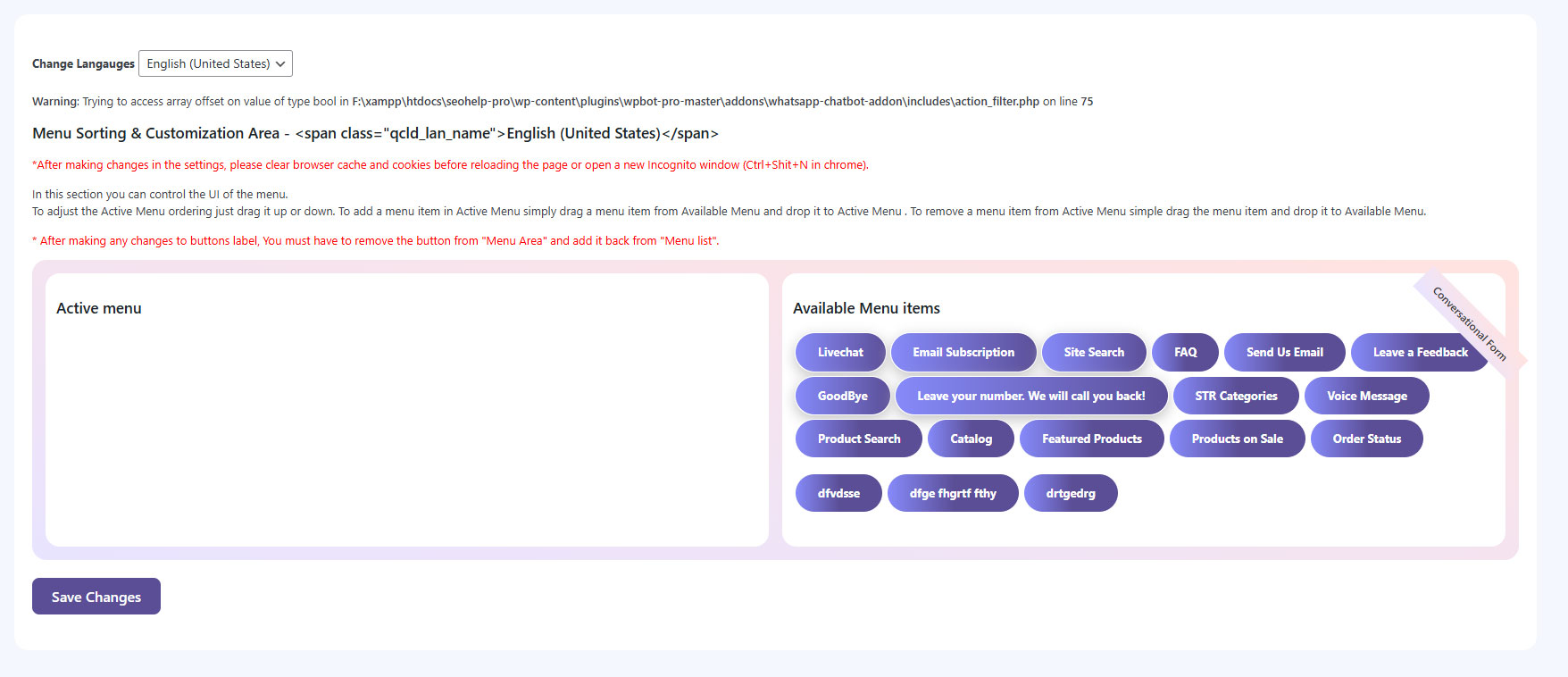 Setting up WhatsApp Chatbot Module - WPBot Pro Docs