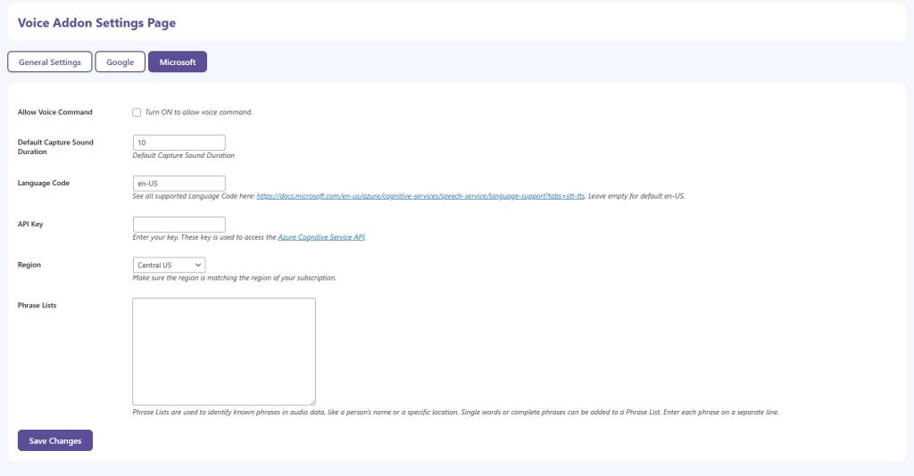 Voice Module - WPBot Pro Docs